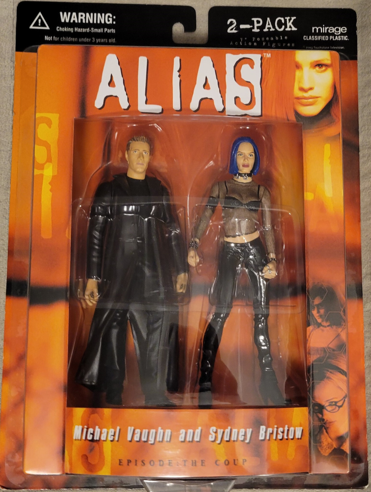 Sydney Bristow & Michael Vaughn 2 Pack ALIAS 2003 Mirage "The Coup" New ...