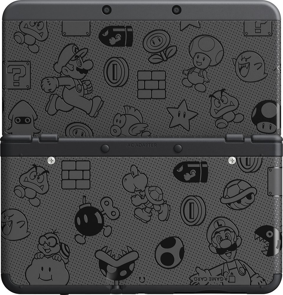 Nintendo 3DS Original Super Mario Edition 4GB Handheld System - Black ...