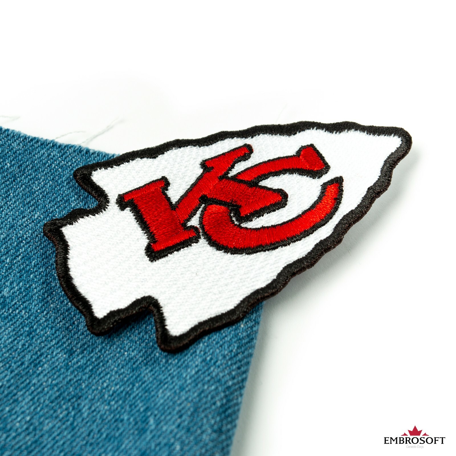 Kansas City Chiefs Patch, American Football Team Logo, Embroidered ...