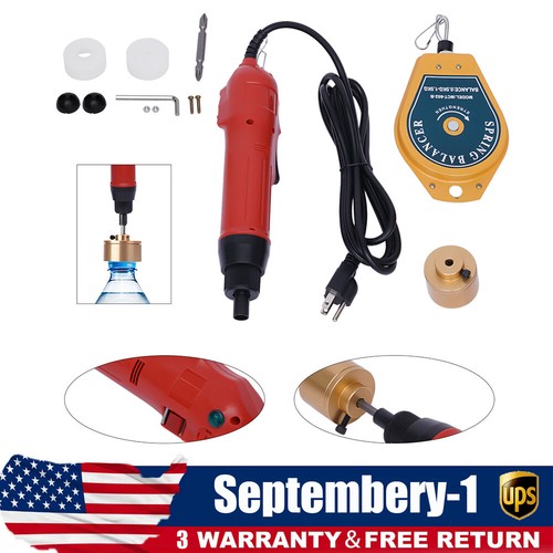Electric Bottle Capping Machine Manual Screw Capper Cap Sealing Tool 10 ...