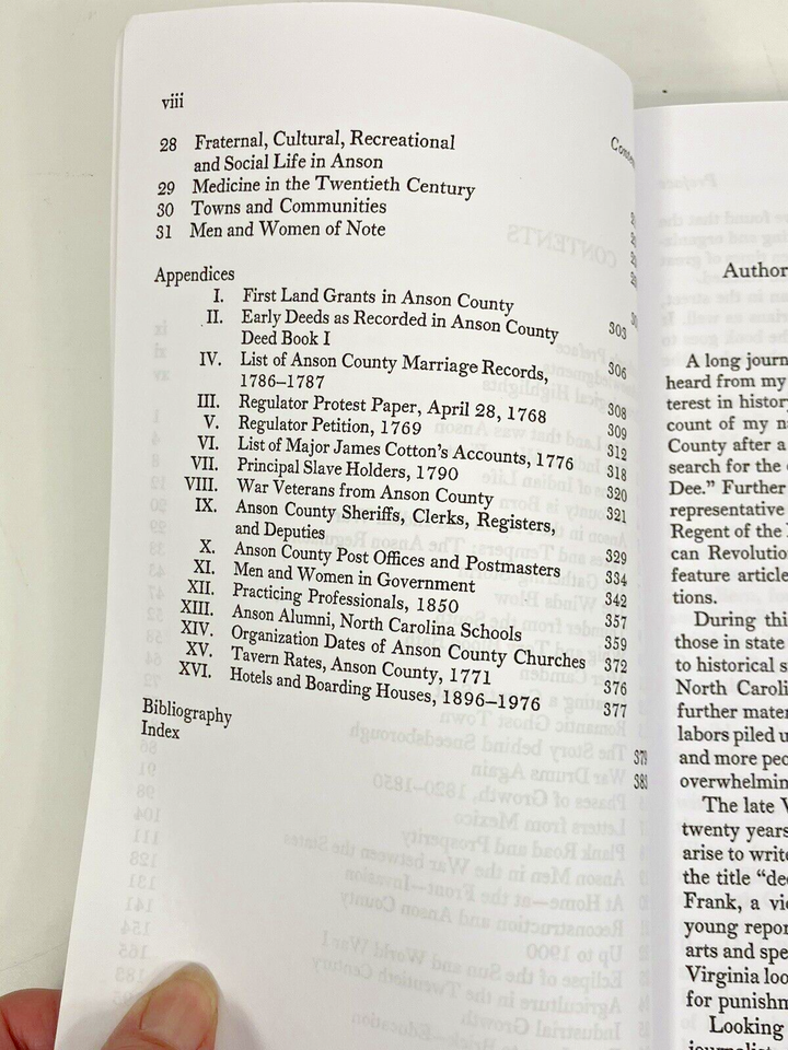 History of Anson County North Carolina 1750-1976 Mary L Medley ...