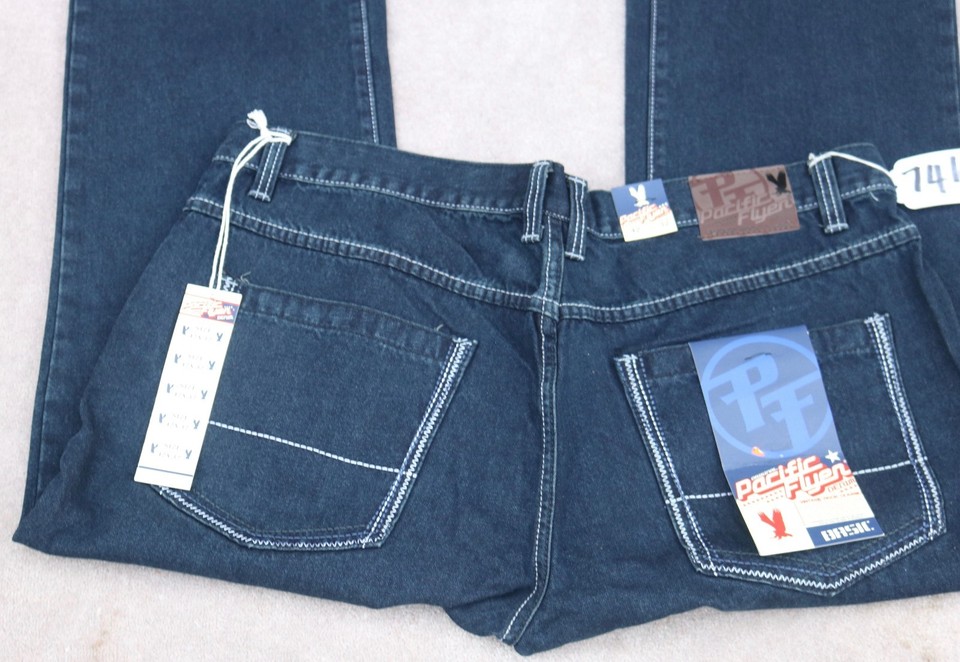 PACIFIC FLYER Jean Pants for Men - W42 X L32. TAG NO. 74h | eBay