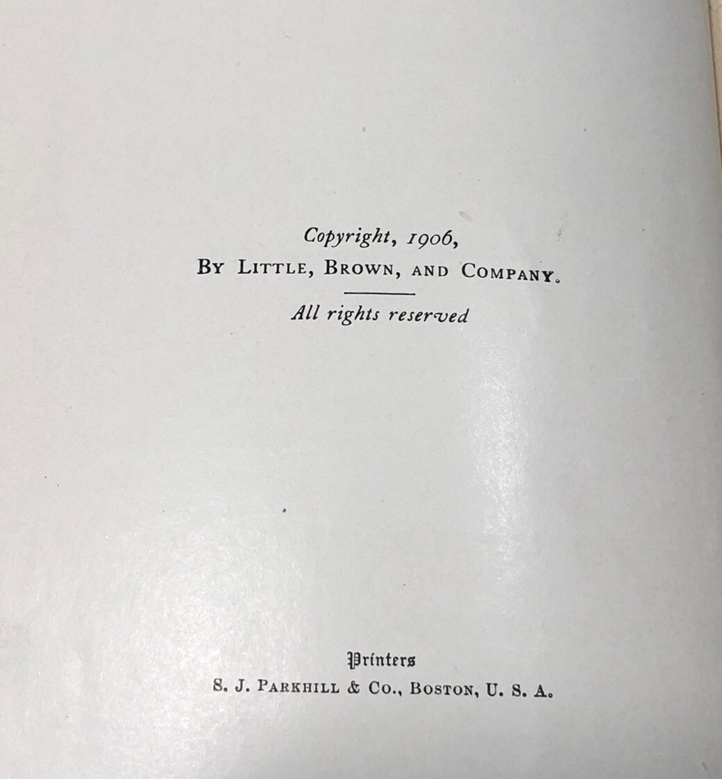 NANCY RUTLEDGE Katharine Pyle ⓒ1906 Little, Brown Co. Pictorial Binding ...