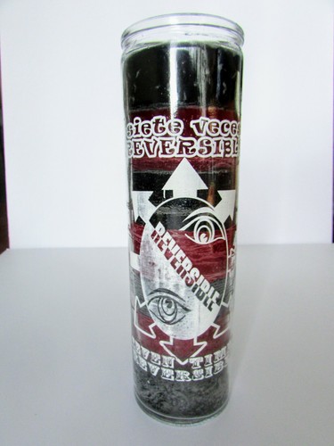 Veladora 7 Veces Reversible Roja y Negra / 7 Spell Reversible Candle ...