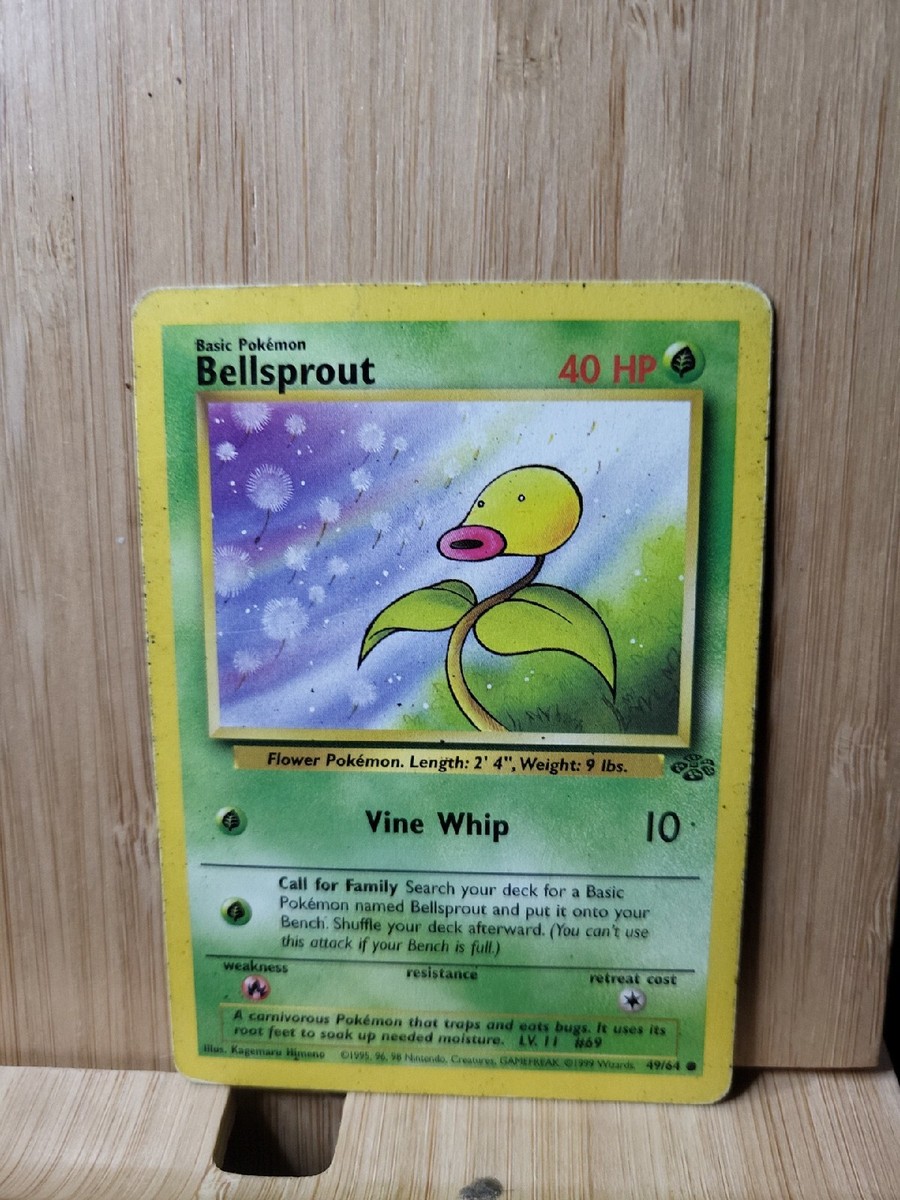 Pokemon Bellsprout Card