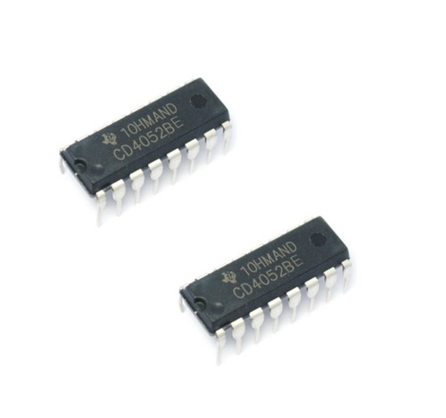 10 STCK. HCF4052BE DIP-16 HCF4052 CD4052BE ANALOG MULTIPLEXER ...