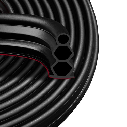 40 Feet Self-Adhesive Rubber Weather Stripping Fits Big Gaps, Extra ...