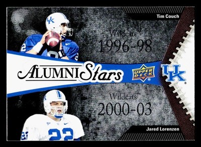 Kentucky 2014 Upper Deck Conference Greats Alumni Stars Tim Couch Jared ...