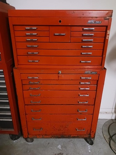 MAC Tools Vintage Rolling Tool Chest – Top & Bottom – Impact and puller ...