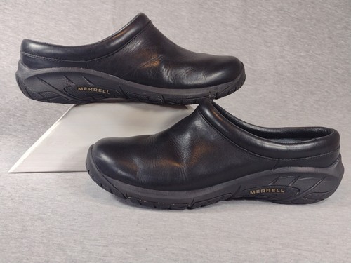 Merrell Select Fresh Slip-ons Shoes Women's 9.5 Grip Sole J48510 Black Leather | eBay