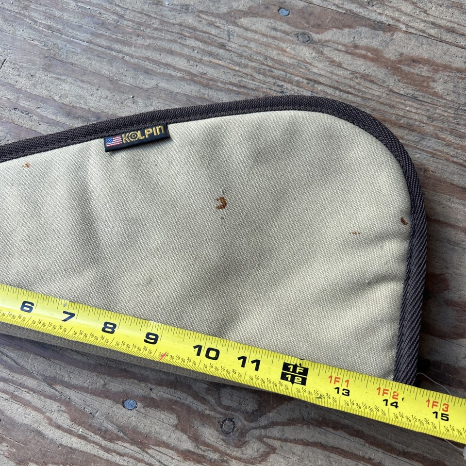 KOLPIN Soft Padded Canvas Revolver Pistol Handgun Gun Case 15x7” | eBay
