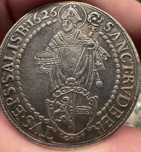 1626 Austria Salzburg Thaler, Large Silver Coin In Nice Condition | eBay