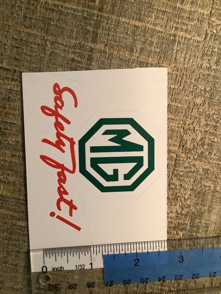 MG VINYL STICKER MGB MGA MG MIDGET | eBay
