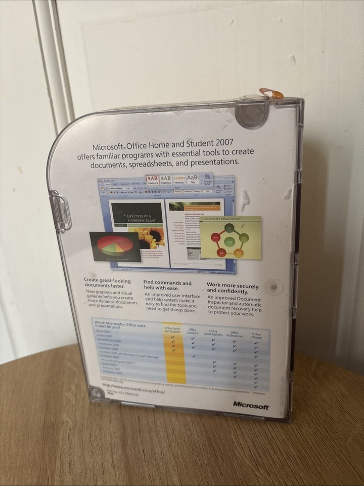 Microsoft Office 2007 Home and Student w/ Product Key - Excel, Word | eBay