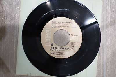THP t h Orchestra LOT 2 45 rpm 7" records CANADIAN press THEME SWAT ...