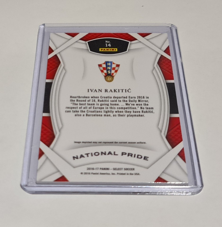 2016/17 Panini Select National Pride Soccer Card Ivan Rakitic | eBay