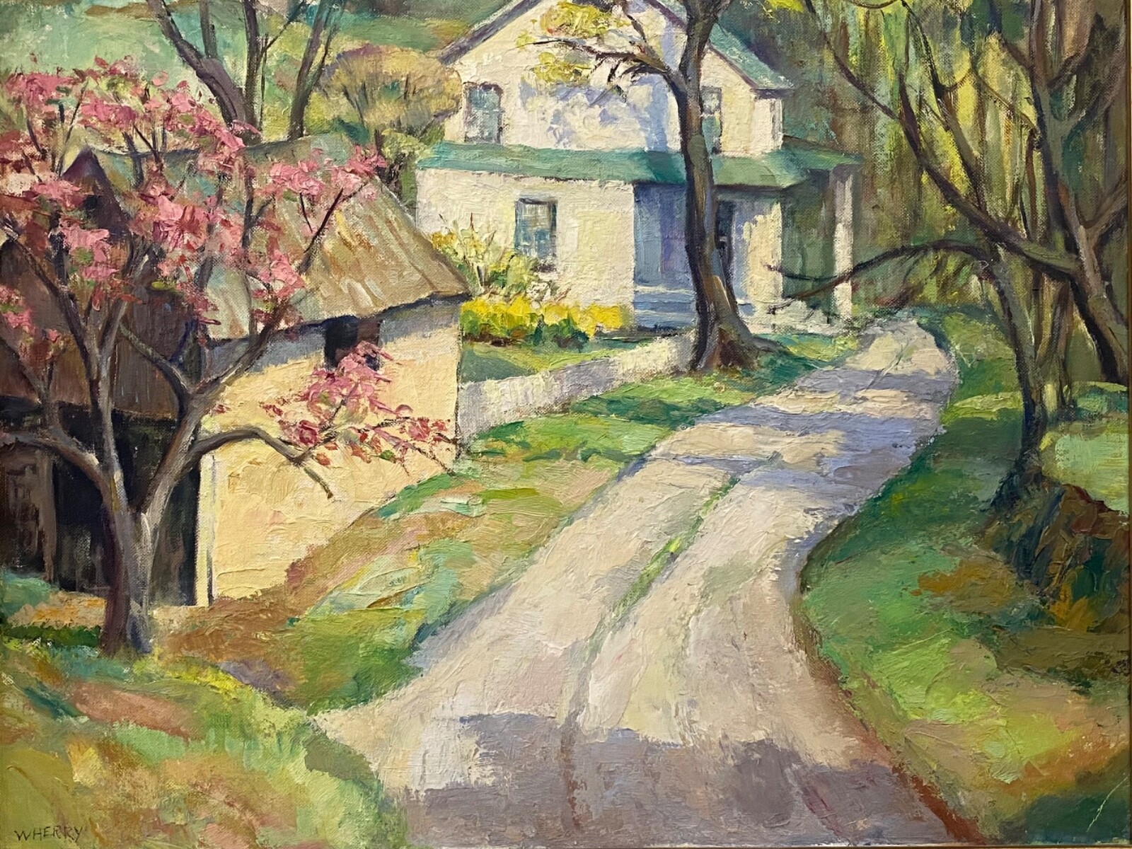🔥 RARE Philadelphia Impressionist Regionalism Landscape Oil Painting ...