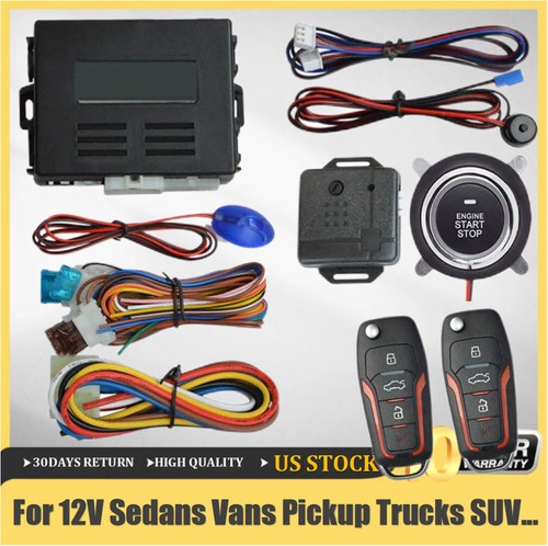 Car Ignition Switch Keyless Entry Remote Starter Engine Push Start ...