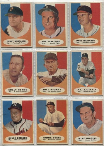 1961 Topps Baseball lot of 18 managers and multi-player cards | eBay