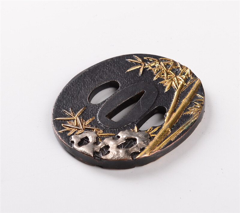 All kinds of Iron Tsuba Black Hand Guard Plate for katana wakizashi ...