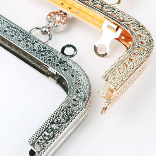 1 Pcs DIY 18/20cm Square Handle Bag Accessories Handbag Purse Metal ...