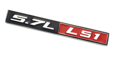 1x 5.7L Liter LS1 Emblem 3d logo Badge Nameplate Crate (black red) | eBay