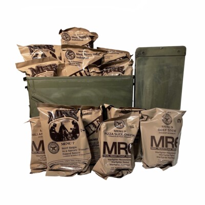 M548 (20mm) Ammo Can and Insp 2025 MRE Combo - A Case! | eBay