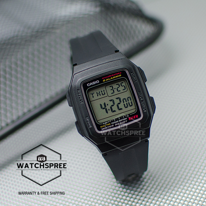 Casio Standard Digital Watch F201WA-1A | eBay