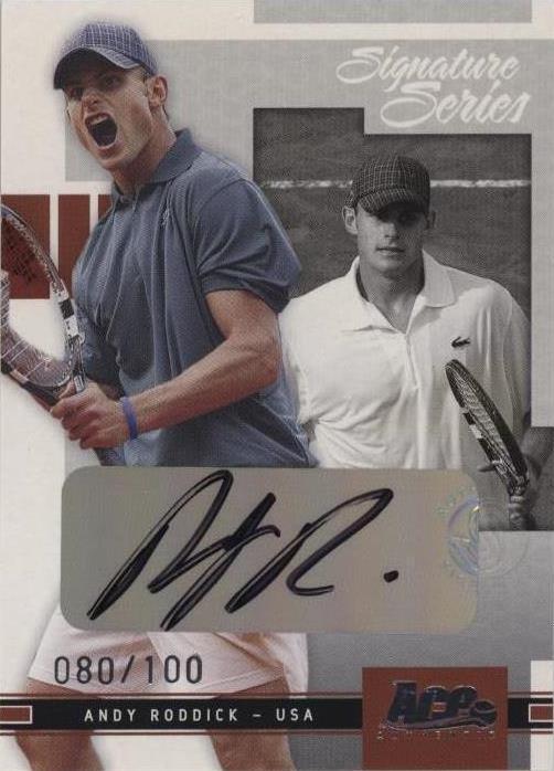 2005 Ace Authentic Signature Series - Andy Roddick #3 Signature Series ...