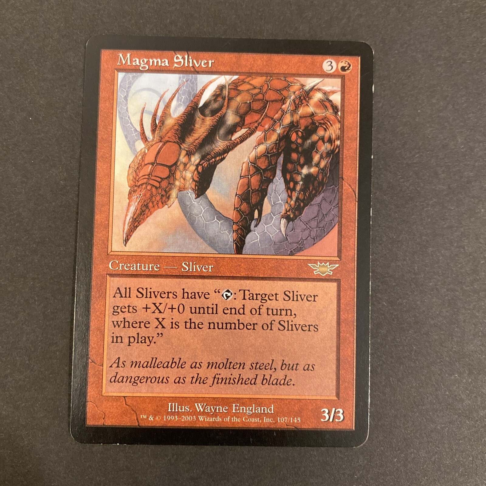 MTG Magma Sliver Legions 107/145 Regular Rare | eBay