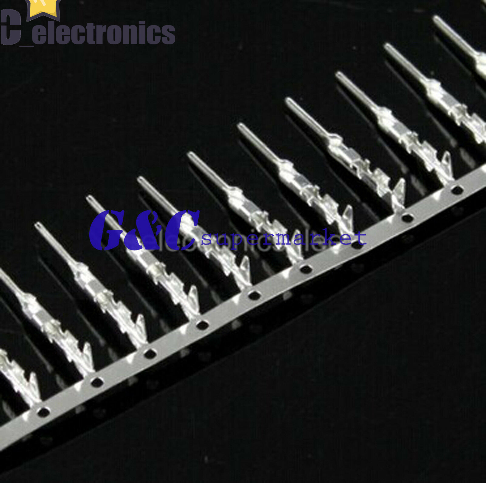 1000PCS Male Pin Connector for Dupont Jumper Wire Cable 2.54mm Pitch ...