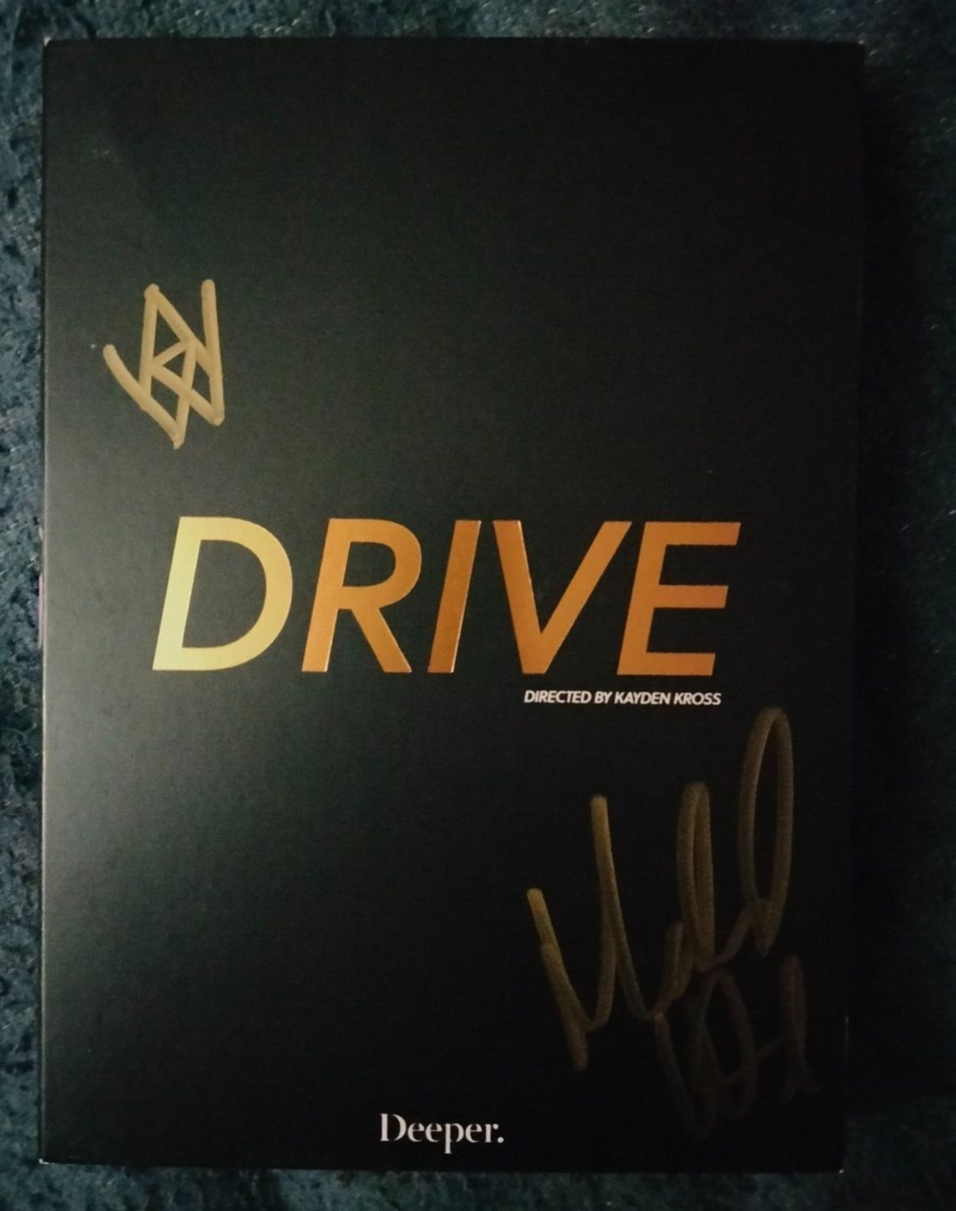 ANGELA WHITE & MAITLAND WARD SIGNED DRIVE CARDBOARD DVD SLIPCOVER w ...