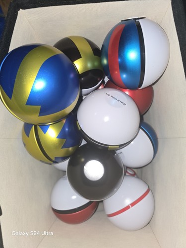 6 Empty Pokemon Ball Tin with Display / Great Ultra Premier Luxury ...