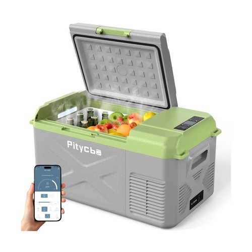 Car Refrigerator 12v Portable Fridge for Car, Auto 19 Quart Freezer ...