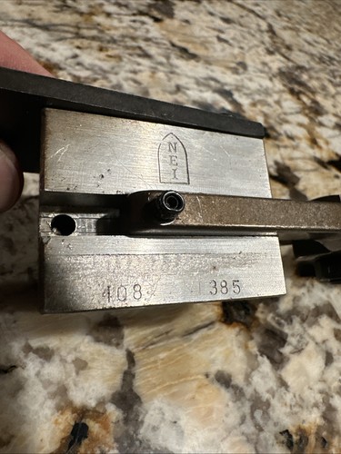 NEI Double Cavity Bullet Casting Mold .408 385 Grain 40 Caliber Black ...