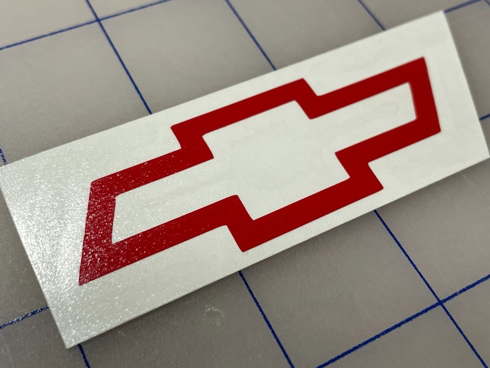 Chevy Bowtie Decal Die Cut Chevrolet Bow Tie Sticker 1", 2", 3", 4", 5 ...