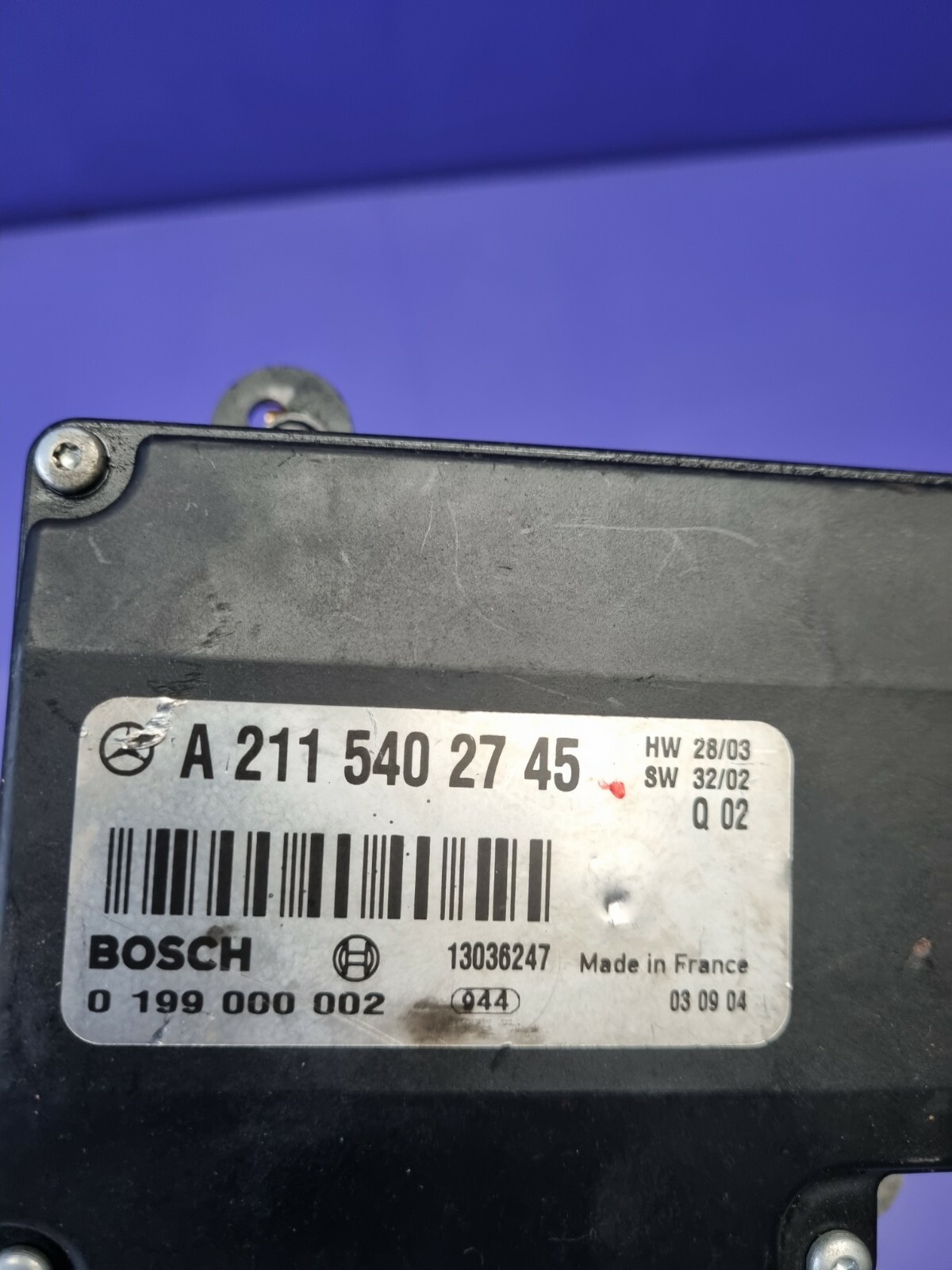 Original Mercedes W211 Batteriesteuergerät Steuergerät A2115402745 ...