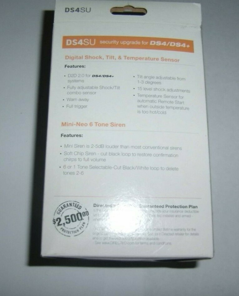 Directed DEI DS4SU Security Upgrade for DS4 Double Guard Shock Sensor ...