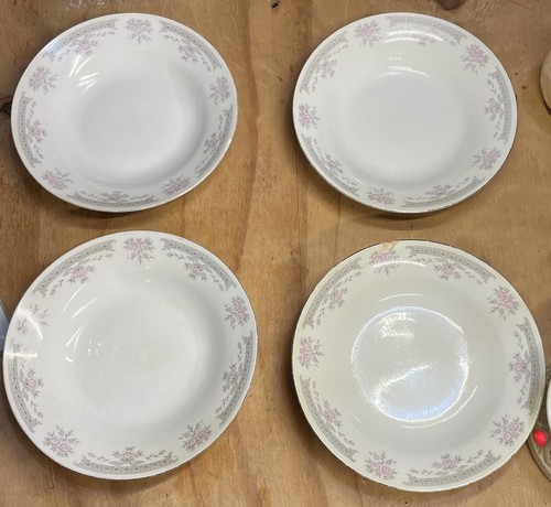 Set of 4 Vintage Newcor Dynasty "Colleen" Pattern Soup Bowls | eBay