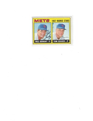 TOM SEAVER 1967 TOPPS ROOKIE RC HOF NEW YORK METS #581 EX-MINT | eBay