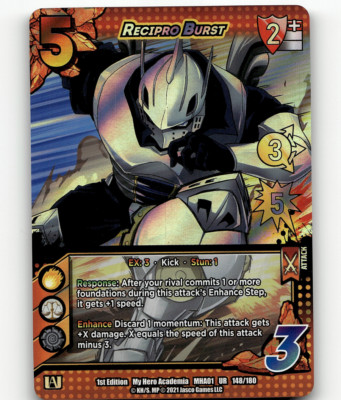 UniVersus Recipro Burst My Hero Academia 1st Edition Ultra Rare | eBay