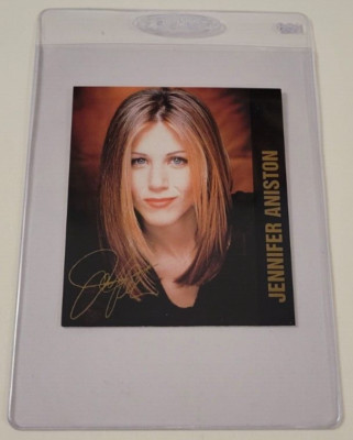 JENNIFER ANISTON Super RARE 1990s BIG HIT Gold Autograph Collection ...