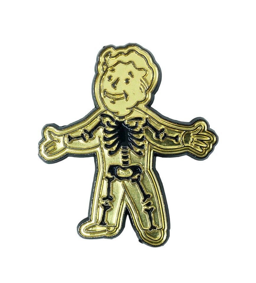 Fallout Nuked Adamantium Skeleton Perk Pin - Loot Crate Exclusive | eBay