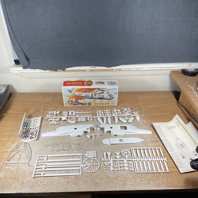 Rare Sikorsky SH-3D Sea King 1/72 Vtg Airfix Model Kit 3010 | eBay