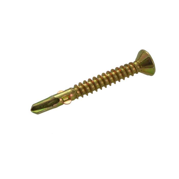 Qty 1000 Countersunk Rib 6g-20 x 42mm Metal Self Drilling Screw Wings ...