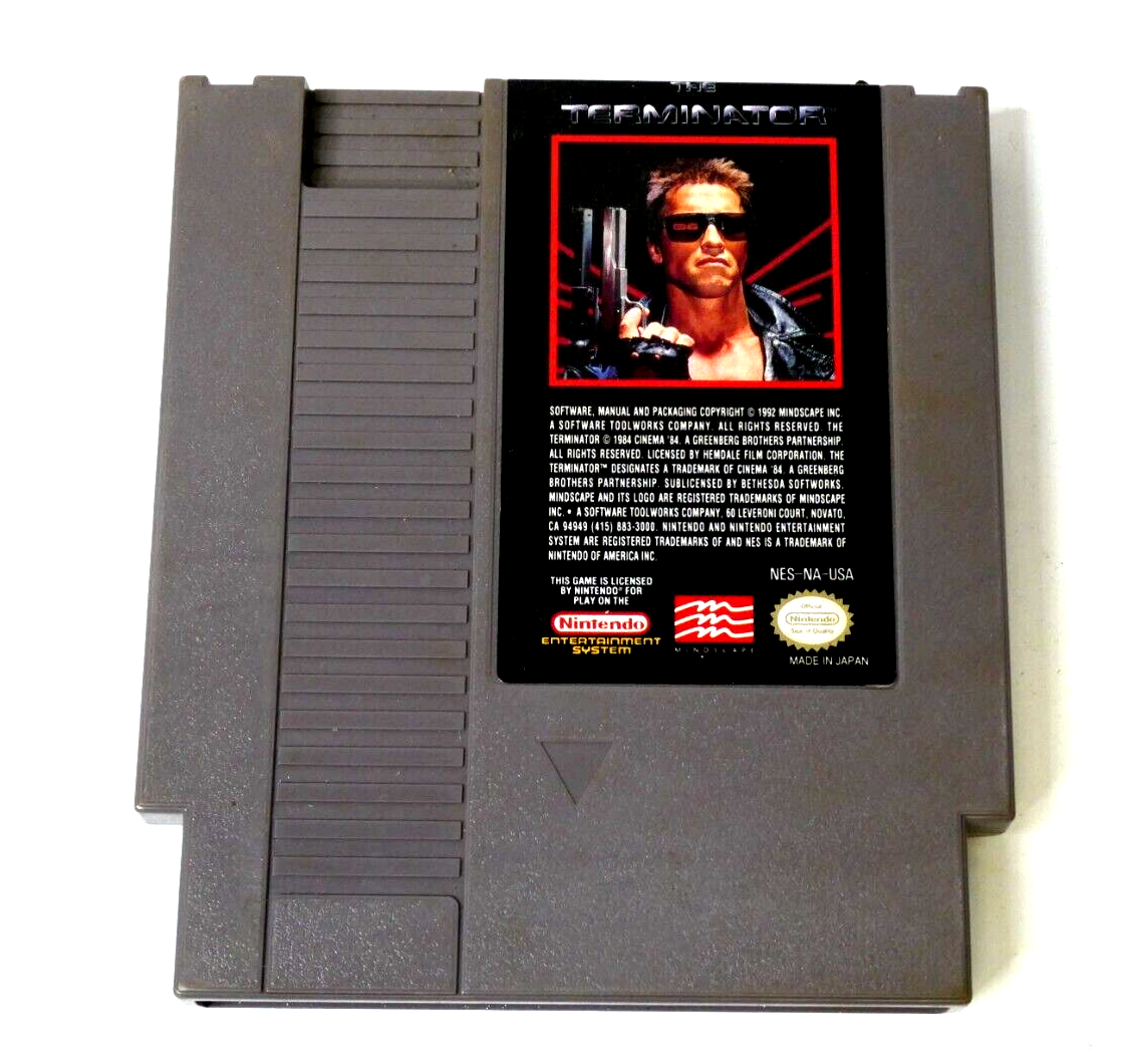 The Terminator (Nintendo Entertainment System NES) UNTESTED | eBay