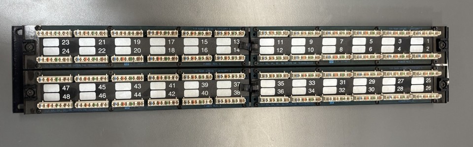 Interlink Technology Cat 5 Patch Panel – Tested & Fully Functional ...