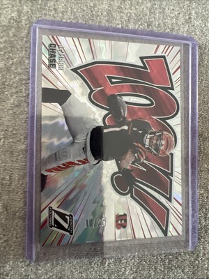 2024 PANINI ZENITH JA'MARR CHASE ZOOM! CASE HIT RED SSP 10/25 BENGALS ...