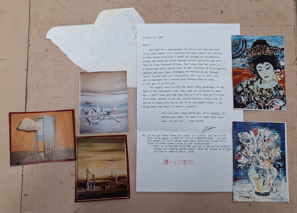 Interesting Letter To ANDREW CRISPO -NYC gallerist/ Death Mask Killer ...