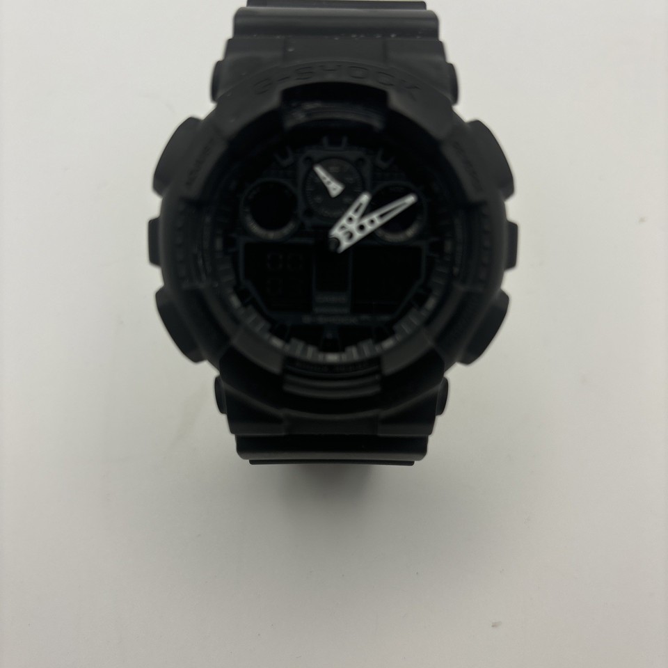 Casio G-Shock 5081 Black Resin Strap Anti-Magnetic Ana-Digital GA100 ...